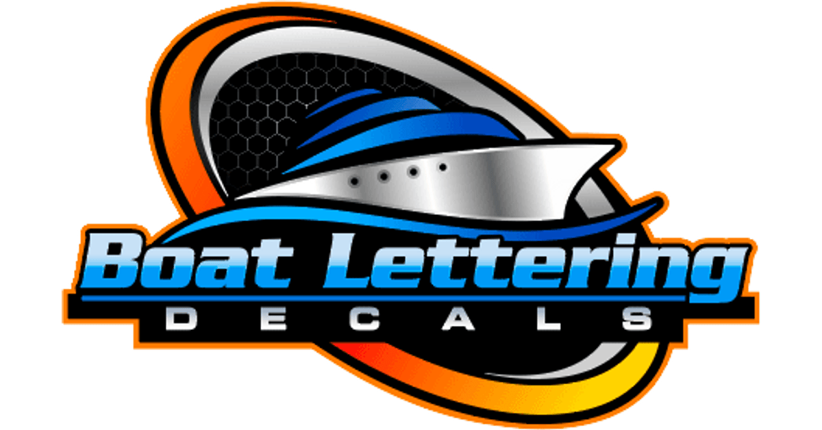 Custom Boat Registration Regulation Decal Sticker Lettering – Boat ...